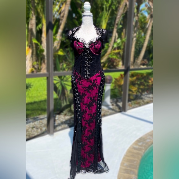 Lip Service | Dresses | Lip Service Belladonna Boudoir Corset Dress ...